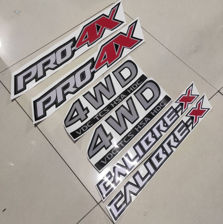 Calibre-X and Pro4X , 4WD Printed Decals sticker 2PCS | Lazada PH