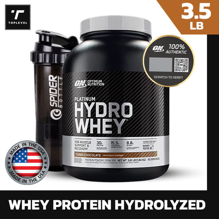 Optimum Nutrition 100% Hydro Whey 3.61 Lbs. เวย์โปรตีนไฮโดรไลท์ เพิ่ม ...