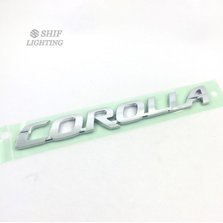 1 ABS COROLLA Logo Auto Car Emblem Badge Sticker For Toyota | Lazada