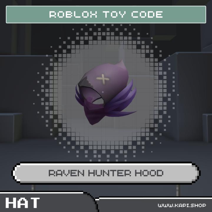 โค้ดเกม Roblox - Raven Hunter Hood | ACTION FIGURE TOYS FOR COLLECTION ...