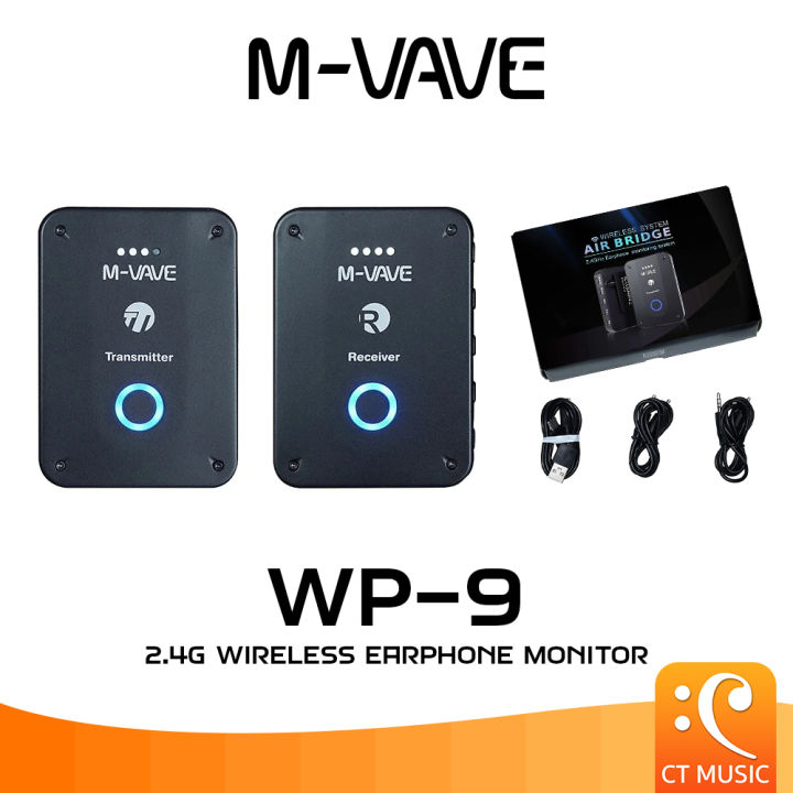 (ประกันศูนย์ไทย ส่งด่วนทันที) M-VAVE WP-9 2.4 GHz Wireless In-Ear ...