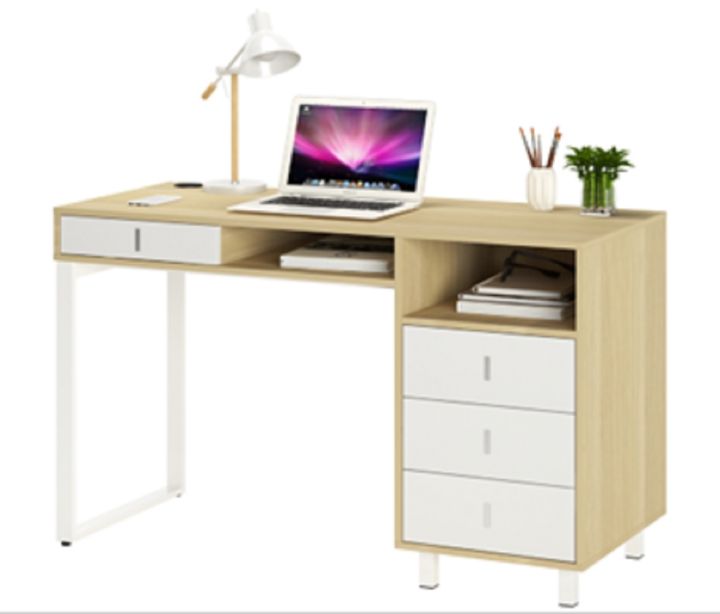 HOMEPRO FURDINI Office Table Wood CT-3638B Oak White | Lazada