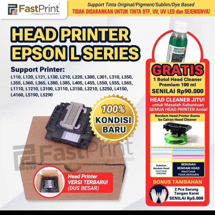 Head Printer Epson L110 L210 L120 L220 L310 L1110 L3110 L121 L1210 ...