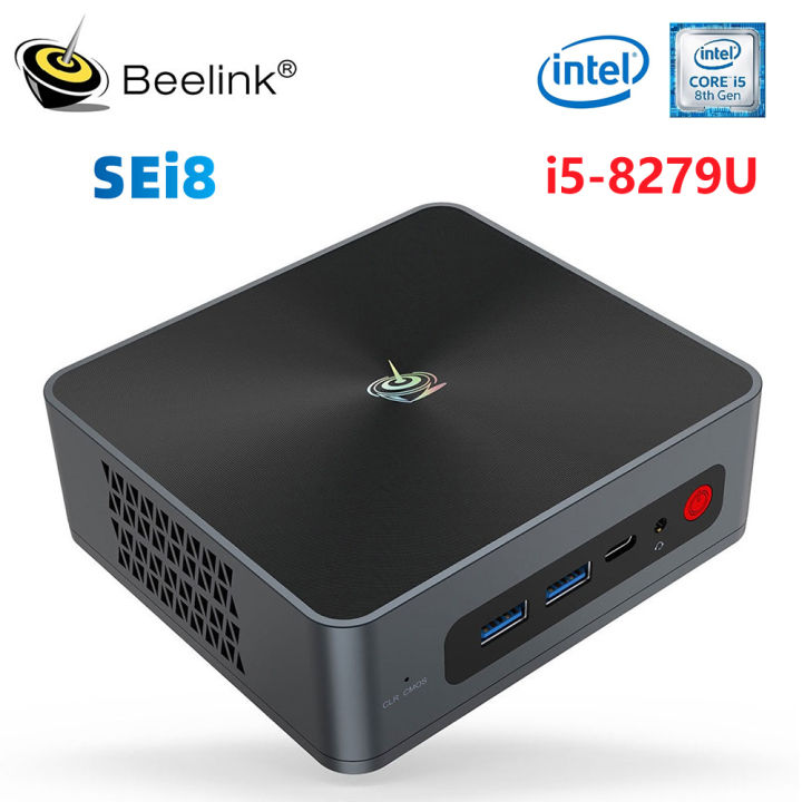 Beelink SEi8 Mini PC Windows 11 Pro 8th Intel i5 8279U/8259U Wifi5 DDR4 ...