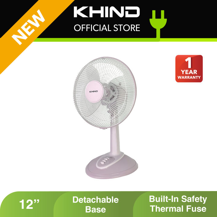 Khind 12" Table Fan TF1210SE | Lazada