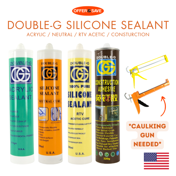 Double-G Silicone Sealant Acrylic Sealant/Neutral Cure/Insulation ...