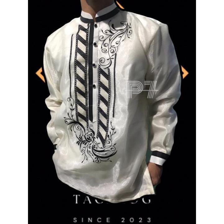 BARONG TAGALOG (Black/Cream) /READY SHIP | Lazada PH