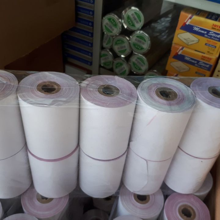 Kertas Struk Kasir NCR 2ply 75x60/Kertas Register Roll/Telstruk ...