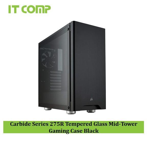 Carbide Series 275R Tempered Glass Mid-Tower Gaming Case Black | Lazada