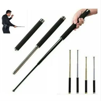 🔥Hot Sale [Original] 50cm Expandable Steel Stick Black with pouch🔥💯🥇 ...