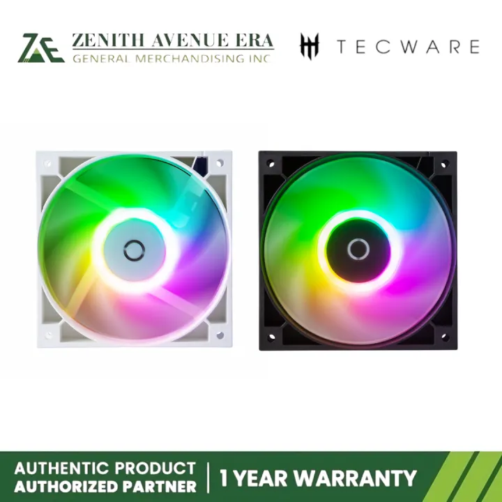 Tecware Omni P12 ARGB 3-pack Fan White/Black | ARGB 3-pack Fan ...
