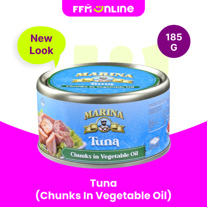Marina Tuna Chunks 185g - Vegetable Oil | Lazada