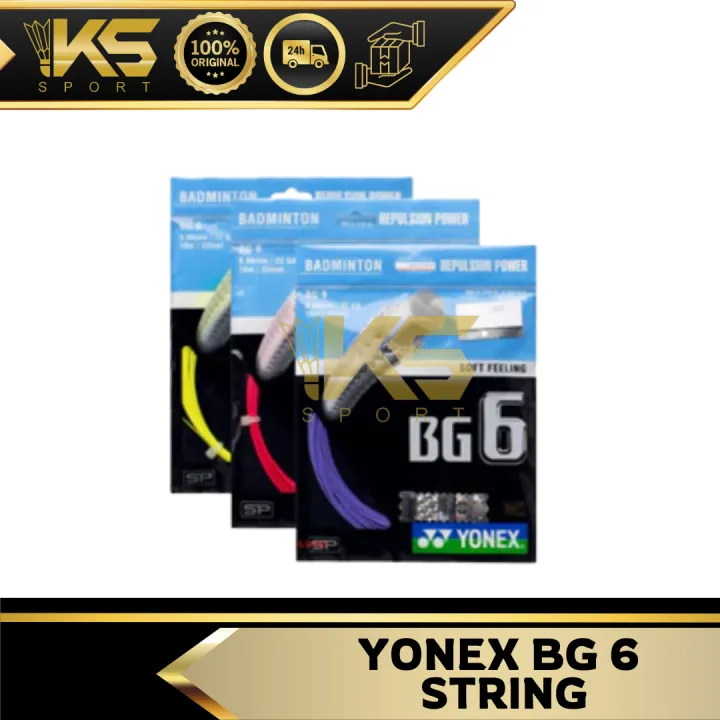 Yonex BG6 Badminton String (100% Original) | Lazada