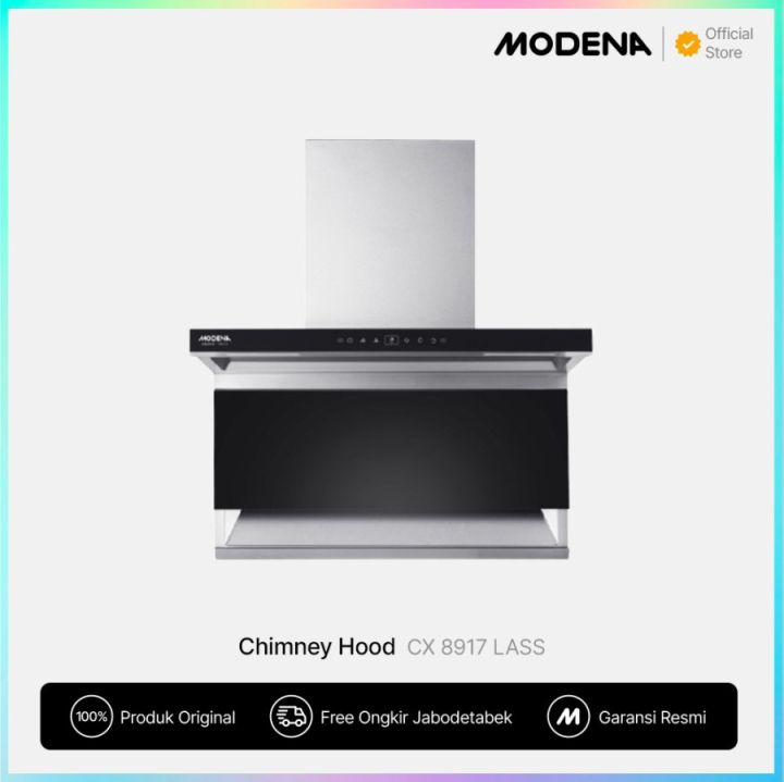 MODENA Chimney Hood - CX 8917 LASS | Lazada Indonesia