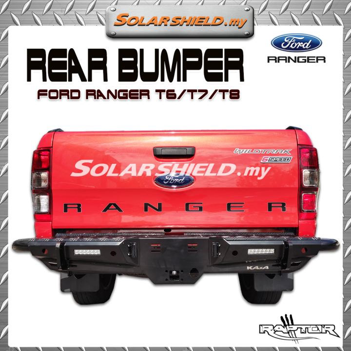 Ford Ranger T7/T8, Raptor,Wildtrack Rear Bumper 4X4 Rear Bumper | Lazada