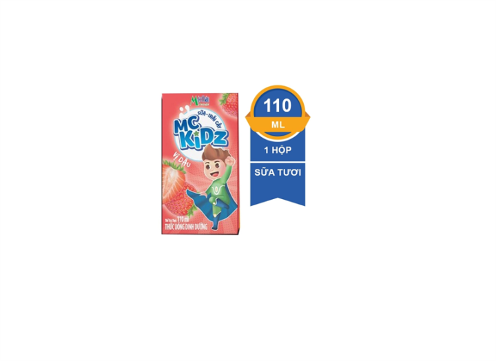 Sữa - trái cây MC KiDZ vị (Cam, Dâu, Tổng Hợp) 110ml | Lazada.vn