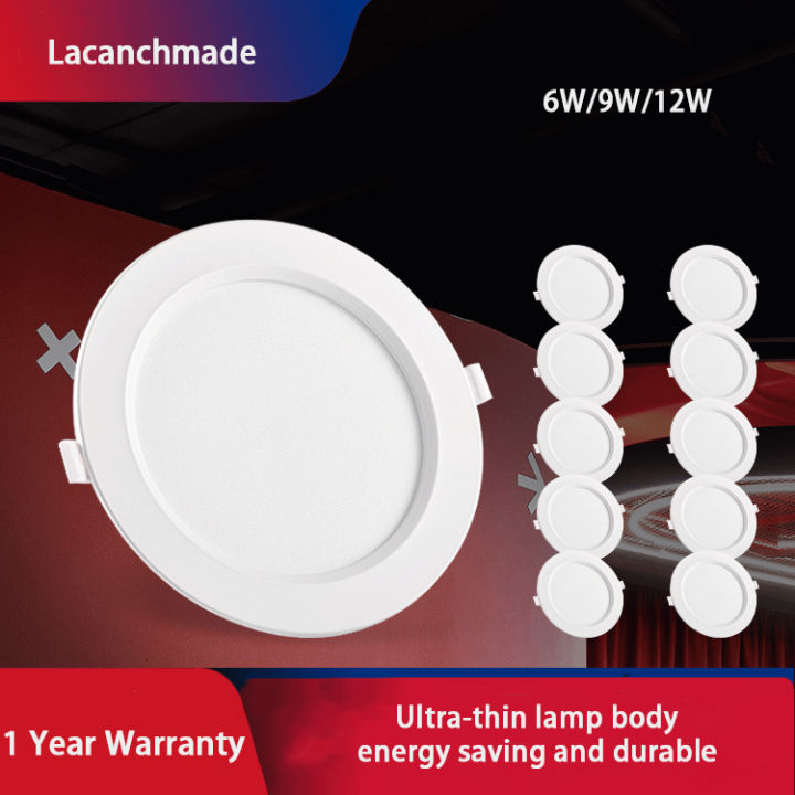 Ultra-slim LED Pin Light with Integrated Driver, Available in 12W, 9W ...