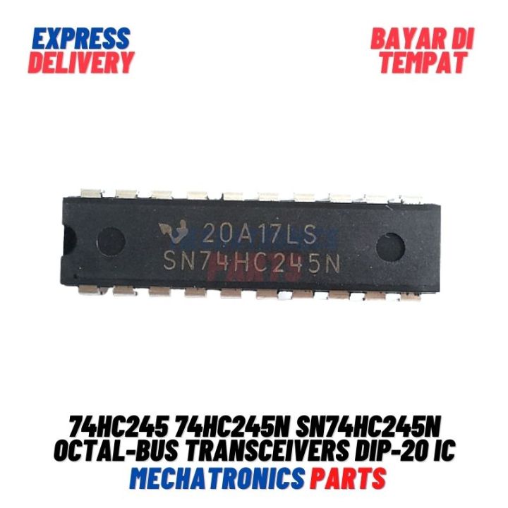 74HC245 74HC245N SN74HC245N Octal-Bus Transceivers DIP-20 IC 5728 | Lazada Indonesia