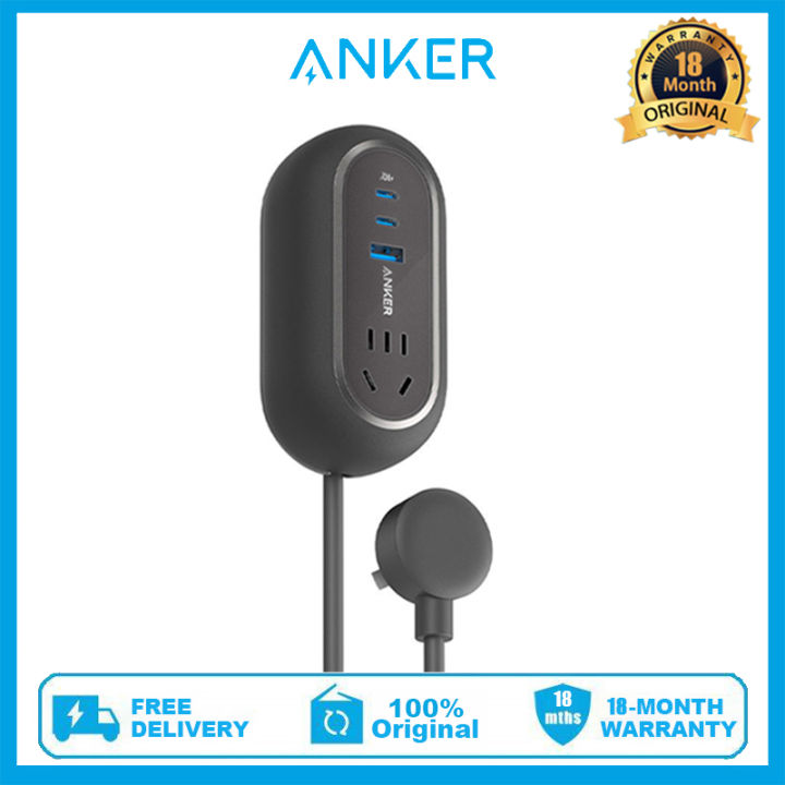 Anker 615 USB Power Strip ( GaNPrime 65W ), 3ft Extension Cord, Compact ...