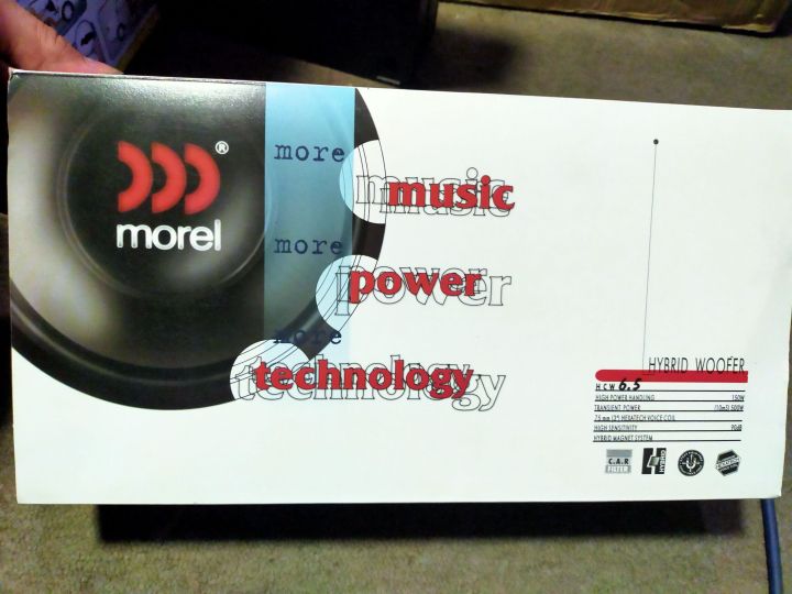 morel 6.5 hybrid woofer | Lazada