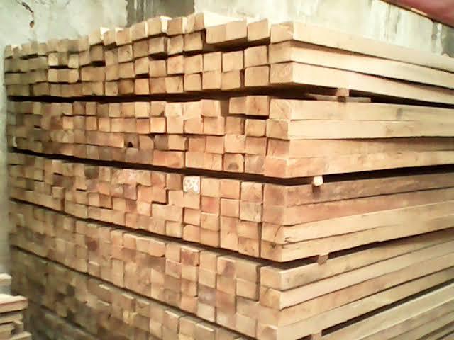 Kayu damar kayu halus kayu lis kayu kerajinan wood solid 4x4x50 cm ...