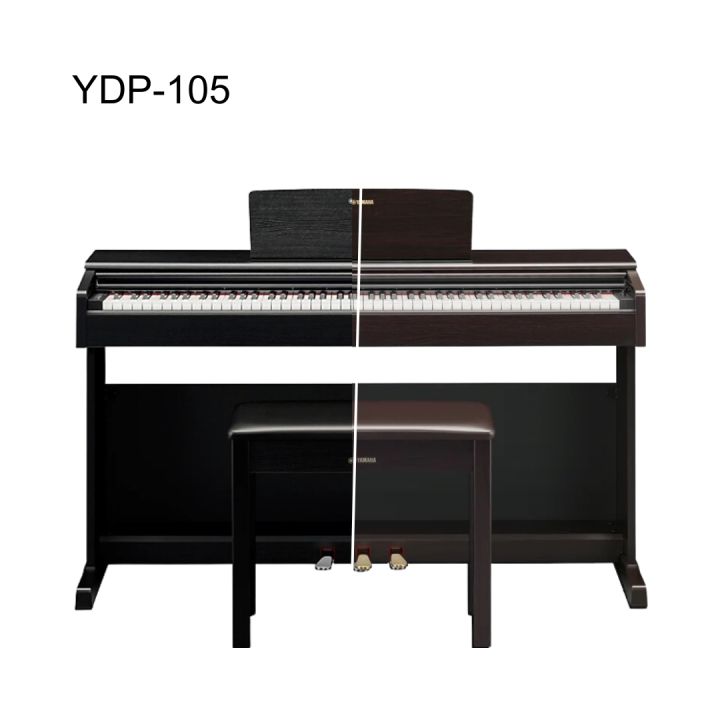 Yamaha YDP-105 ARIUS Home Upright Digital Piano 88-key Fully Weighted ...