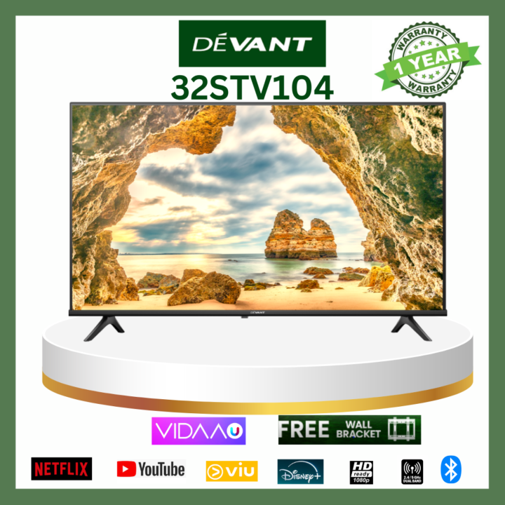 ♜Devant 32 inch HD Ready VIDAA TV, 32STV104 - Netflix, YouTube, Prime ...