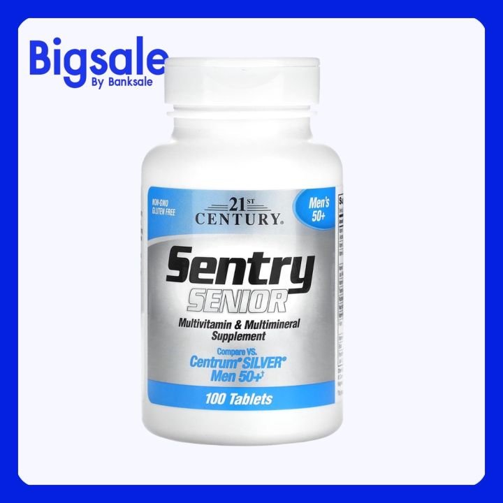 21st Century Sentry Senior, Multivitamin & Multimineral Supplement, Men ...