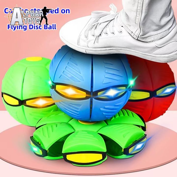 Alphar Toys Magic UFO Flying Ball Throw Disc Ball with LED Light For ...