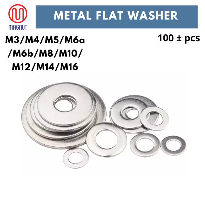 M3/M4/M5/M6/M8/M10 Flat Washer Galvanized Metal Flat Washer Metal plain ...