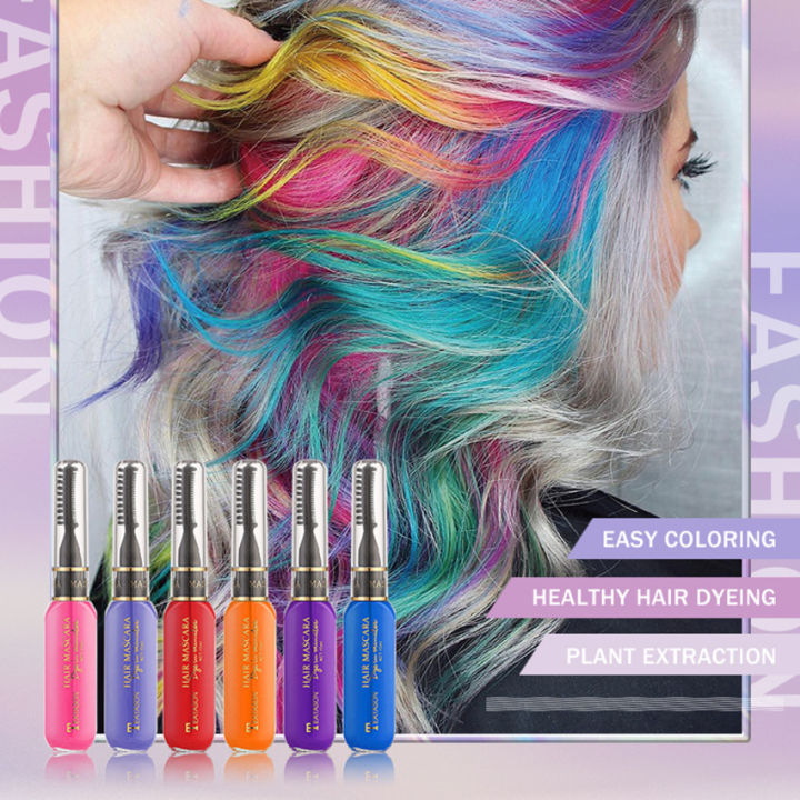 13 Colors One-Time Hair Temporary Color Hair Dye Safety DIY Hair Color ...