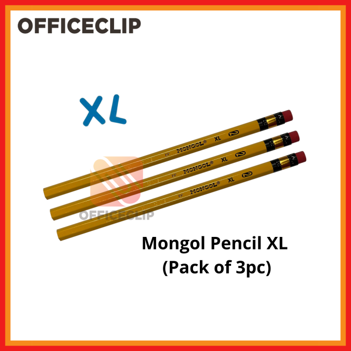 Mongol Pencil XL JUMBO (Pack 0f 3pc) | Lazada PH