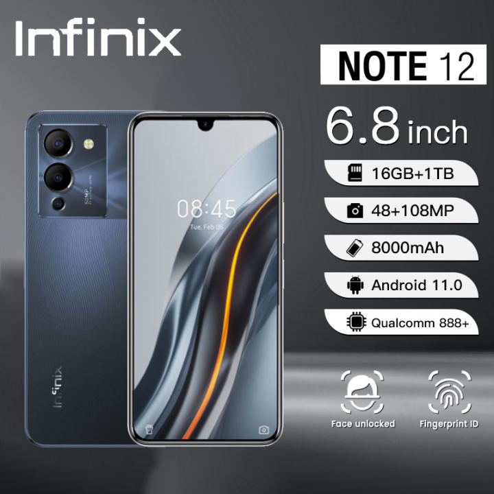 infinix note 12 Cellphone original 2025 Android phone mobile phone 100% ...
