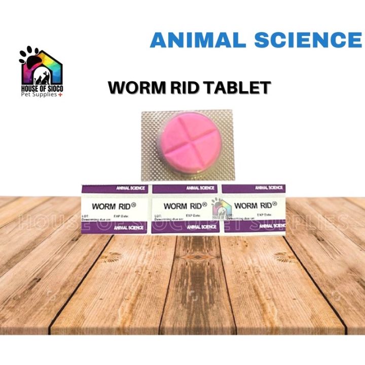 Animal Science Worm Rid Tablet Dewormer For Pets (Per Tab) | Lazada PH