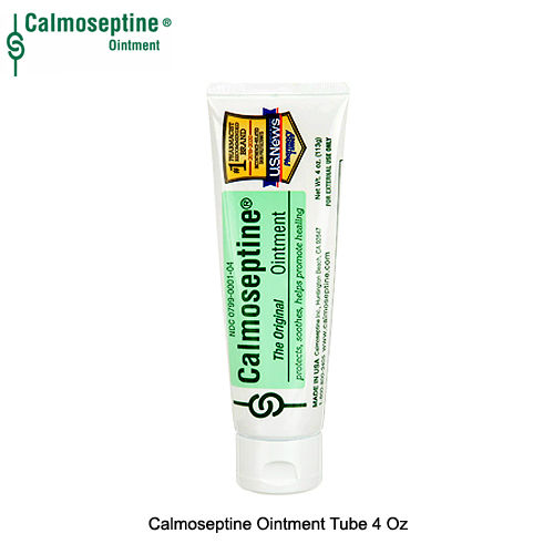 Calmoseptine Ointment Tube 4 Oz - Protects, Soothes, and Helps Promote ...