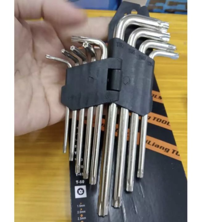 9-Piece Torx Allen Wrench Set Allen Screwdriver | Lazada PH