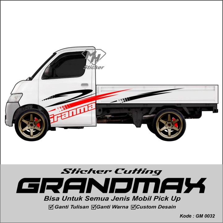 Stiker Cutting Mobil Pick Up Grand Max Ss Carry Futura Sticker Cutting ...
