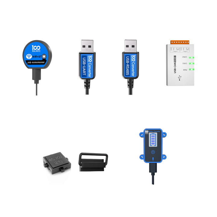 100balance daly BMS WiFi accessory CANBUS UART to USB data cable, LCD ...