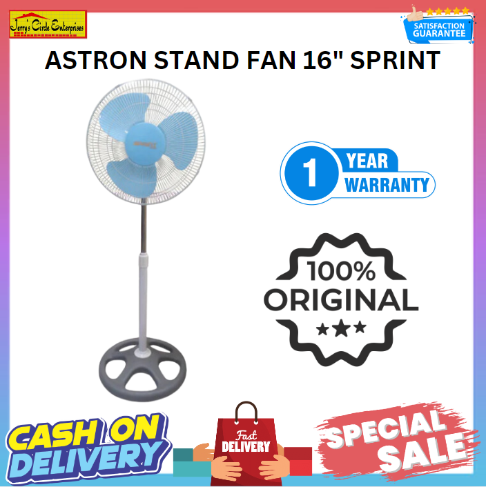 [PRE-ORDER] ASTRON STAND FAN 16" SPRINT/ELECTRIC FAN/STAND FAN | Lazada PH