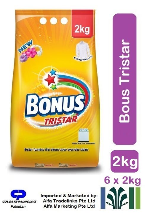[ALFA H MART] Bonus Tristar Detergent Powder | Lazada Singapore