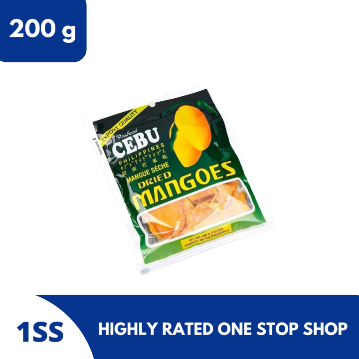 Profood Cebu Sliced Dried Mangoes, 200g | Lazada PH