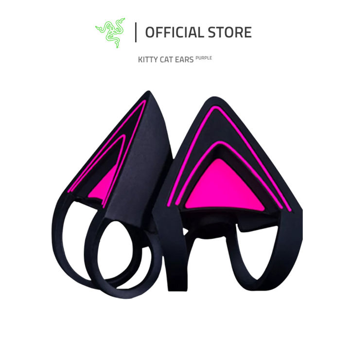 RAZER Kitty Cat Ears Attachable Accessory For Kraken Gaming Headphone ...