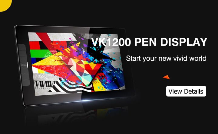 【Local Stock】VEIKK VK1200 Graphics Drawing Tablet Monitor 11.6 inch IPS ...