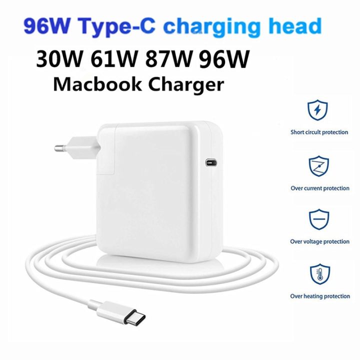 96W PD USB-C Notebook Laptops Power Adapter Type-C Fast ,Charger For ...