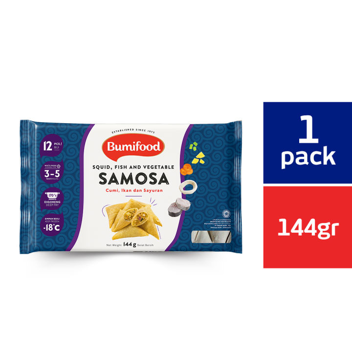 BUMIFOOD Samosa Ikan, Cumi & Sayuran [144gr] | Lazada Indonesia