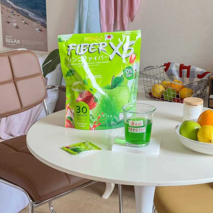 ไมค์โอะ ไฟเบอร์ เอ็กซ์เอส MIKEO FIBER XS รสแอปเปิ้ลเขียวและสตอเบอรรี่1 ...