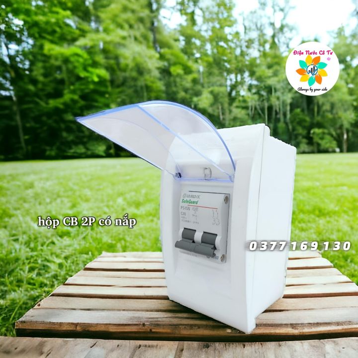 Hộp bảo vệ CB 2P 3P CB chống giật có nắp đậy | Lazada.vn
