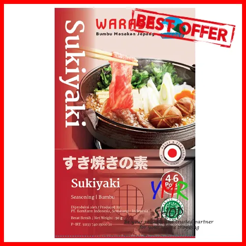 Bumbu saus saos masak instan cair jepang Sukiyaki hotpot Warasa (Pack ...
