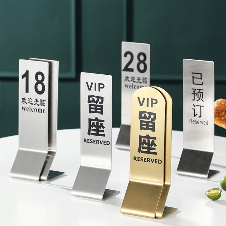 🔥Ready Stock🔥 Stainless Steel Table Numbers [1-10/11-20/21-30] Stand ...