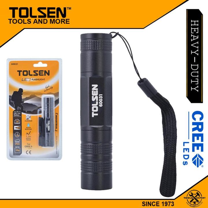 Tolsen Industrial LED Flashlight (1.5V) CREE LED Chipset 60031 | Lazada PH